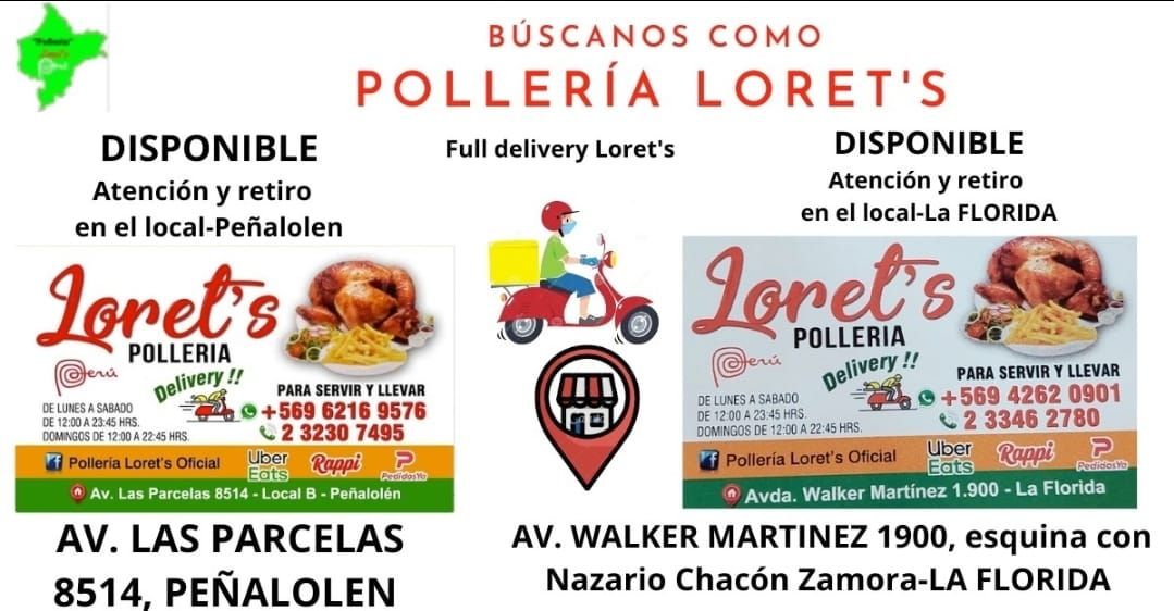 POLLERIA LORET´S • Menú, Precios y Dirección